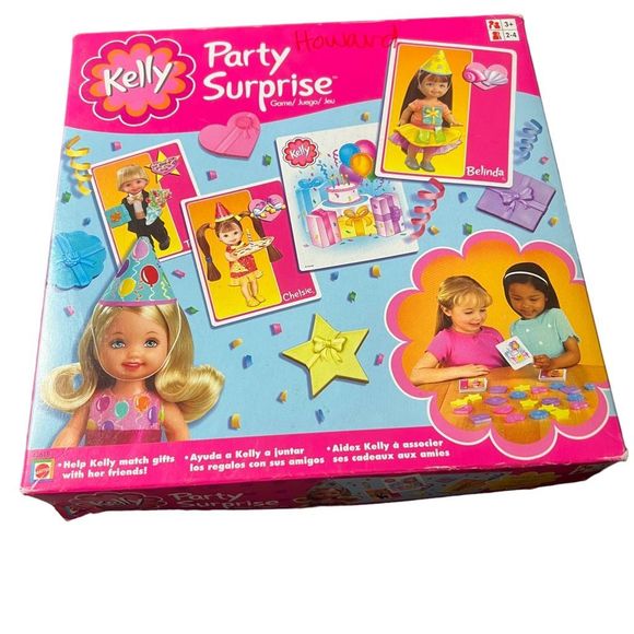 Mattel | Toys | Mattel Kelly Party Surprise Board Game Retro Board Game ...